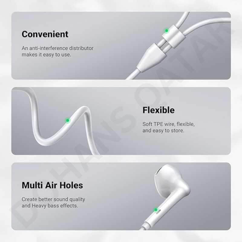 Ugreen Wire Earphones with Type-c Connector Earphone | Dohans Qatar ...