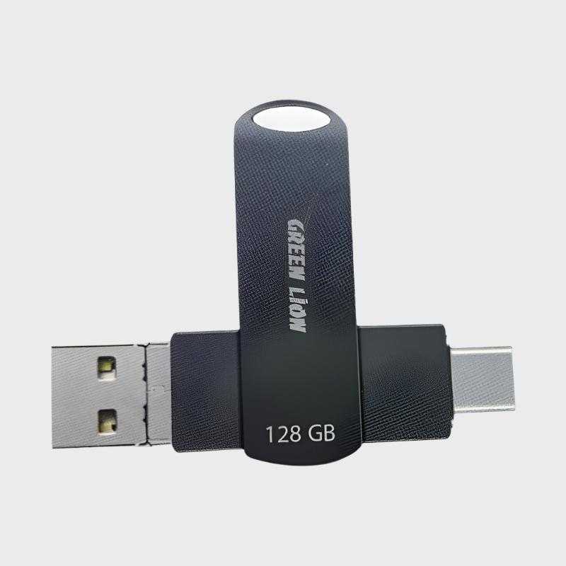 Green Lion 4 in 1 Pro USB-C & Type-C Multi Port 128GB Flash Drive ...